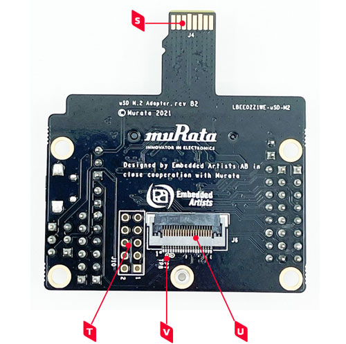 uSD-M2 Adapter - LBEE0ZZ1WE-TEMP | Wi-Fi® Modules / Wi-Fi® + Bluetooth ...