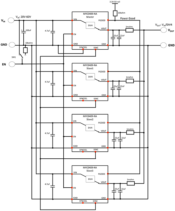 Output Current Share of 48 V Input Charge Pump | Non-Isolated DC-DC Converter Modules: Basics ...